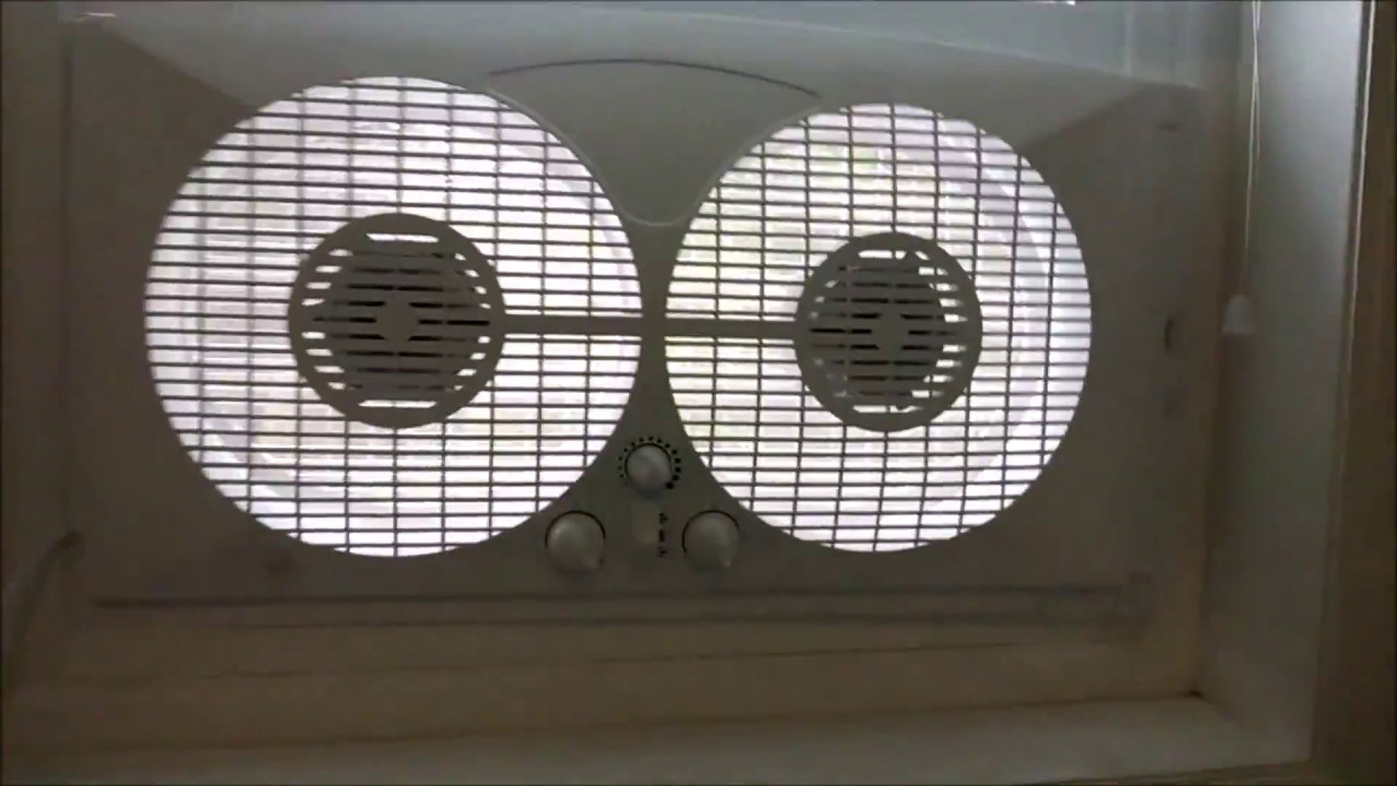 9 Inch Twin Window Fan Unboxing and Review - YouTube