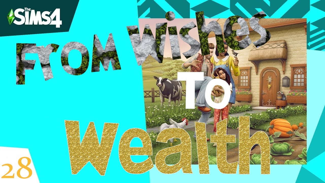 Eat, sleep, repeat! // Sims 4 From Wishes to Wealth (28) - YouTube