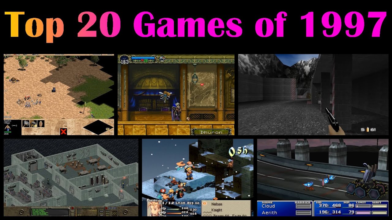 Top 20 Games of 1997 - YouTube