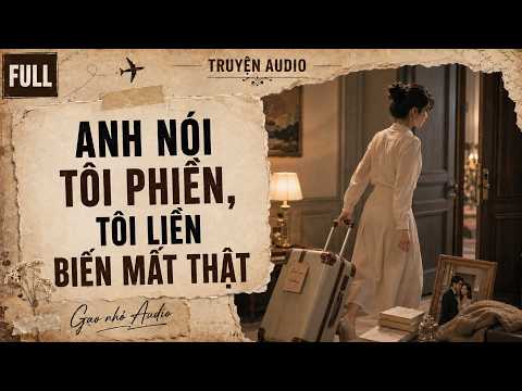 [ Truyện audio] ANH NÓI TÔI PHIỀN TÔI LIỀN BIẾN MẤT THẬT | Gạo Nhỏ Audio.