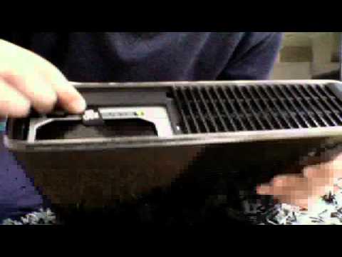 how to take out your hard drive out of your xbox 360 slim - YouTube
