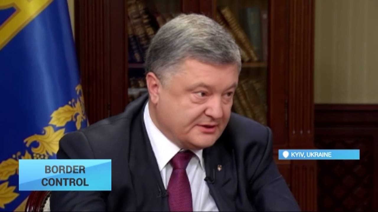 Poroshenko says he urged Putin to "stop shooting" in Donbas - YouTube