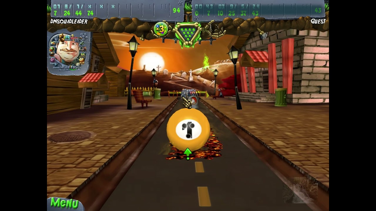 Enjoying A Fun Zombie Bowl O Rama Game Match 75 - YouTube