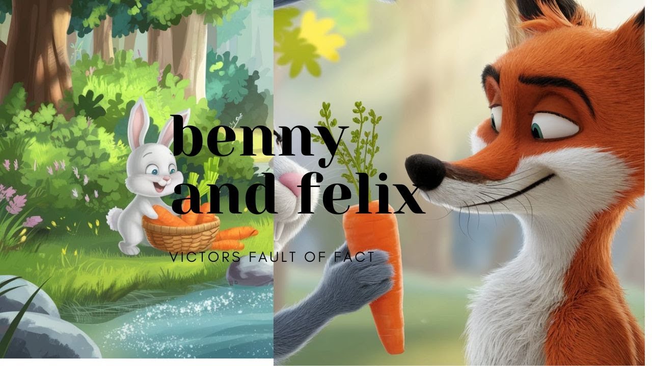 Benny the Bunny and Felix the Fox.Kids moral story - YouTube