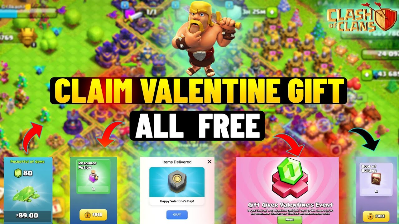 How to Claim Your FREE Rune of Gold & Builder Potion in Clash of Clans ...