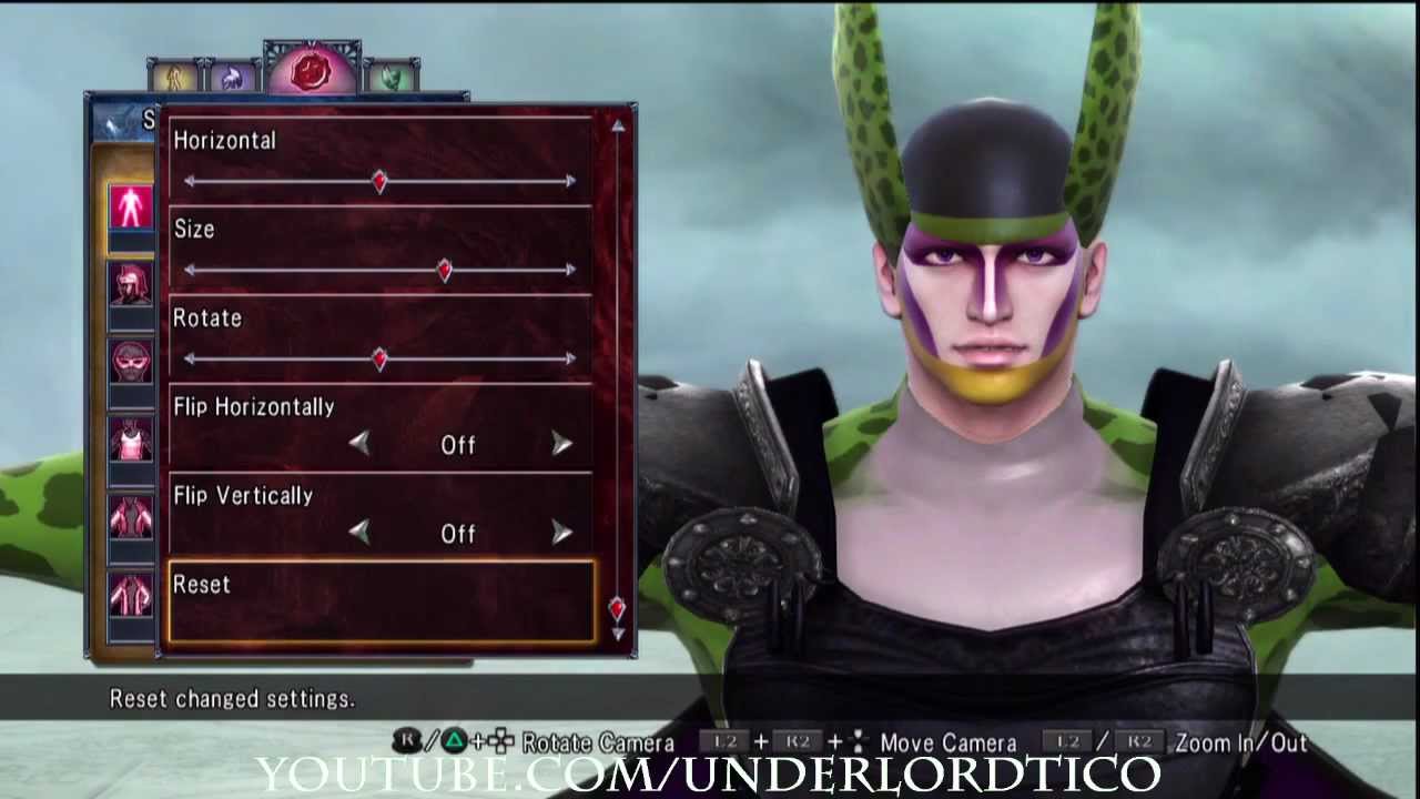 Soul Calibur 5 - DBZ Perfect CELL Character Creation - YouTube