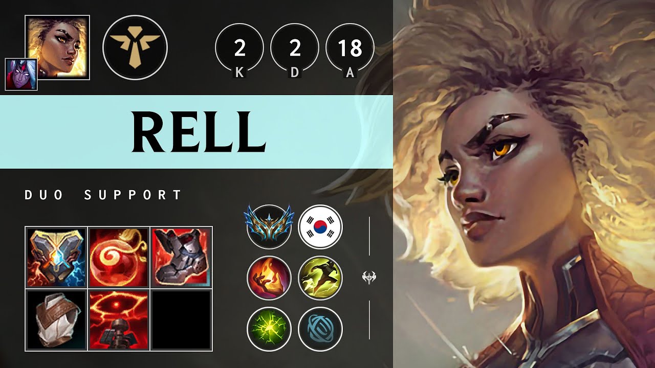 Rell Support vs Poppy - KR Challenger Patch 25.12 - YouTube