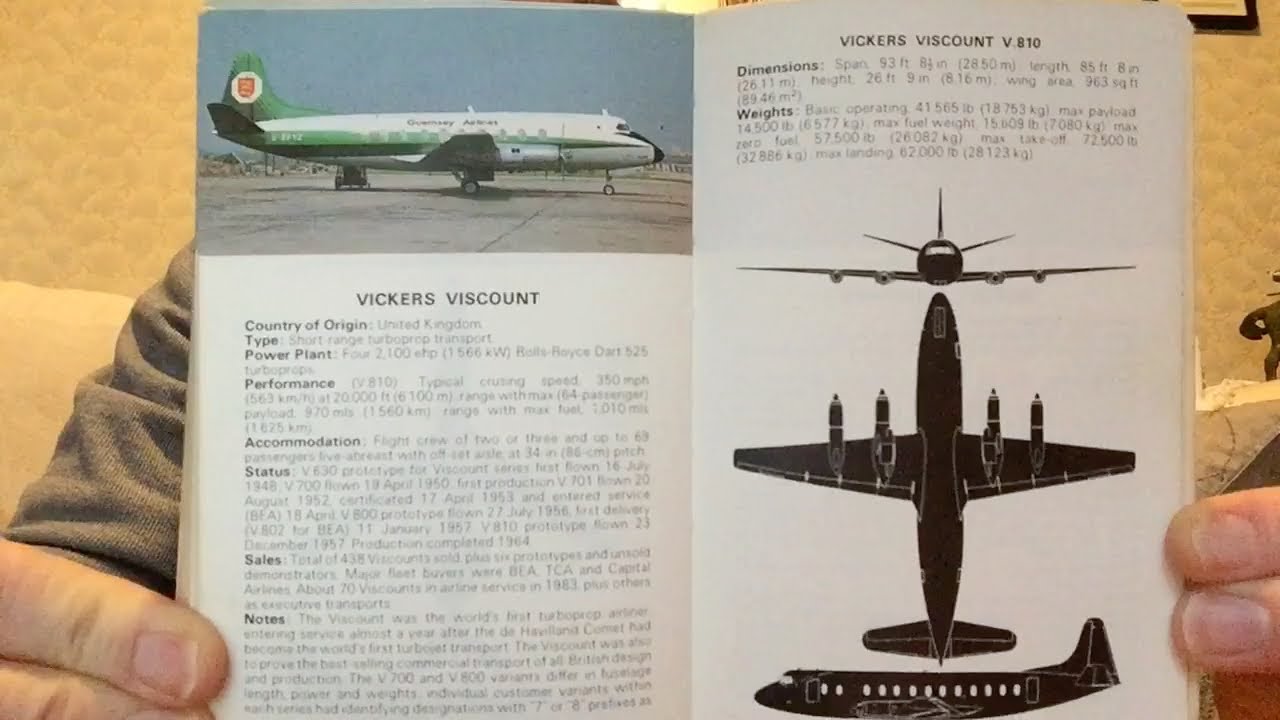 Vickers Viscount details! - YouTube