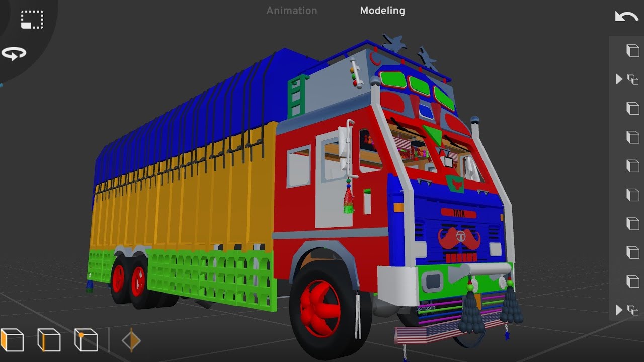 TATA TRUCK MOD IN PRISMA MODEL #viralvideo #tata TRUCK - YouTube