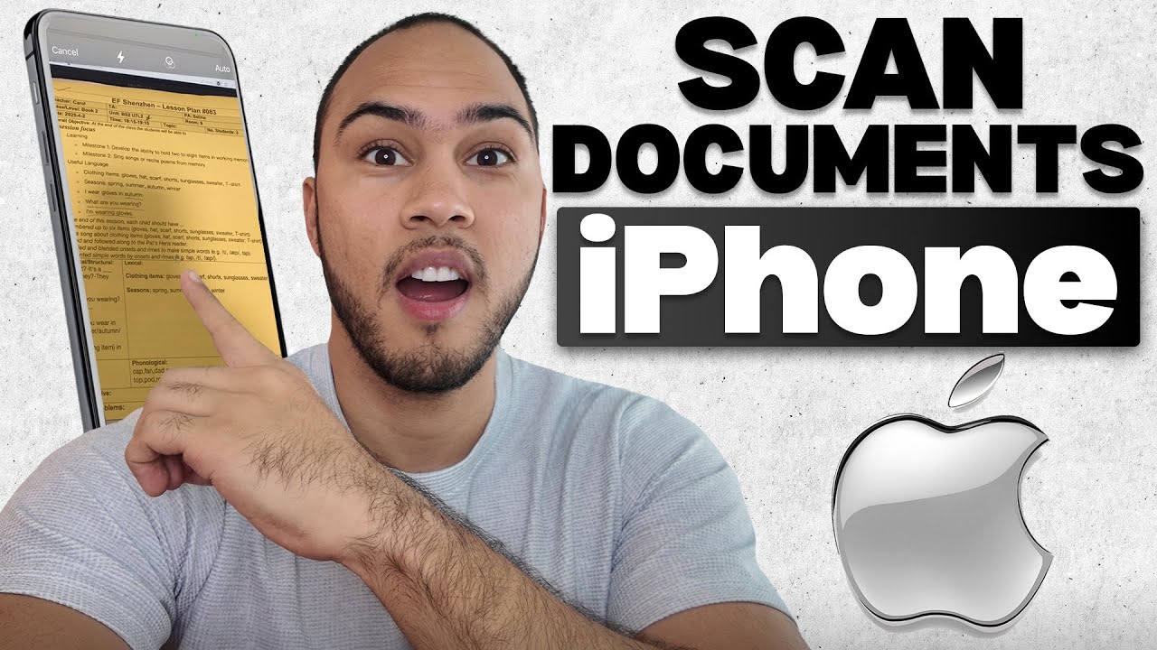 How to Scan Documents on iPhone | Notes App Tutorial to Save as PDF ...