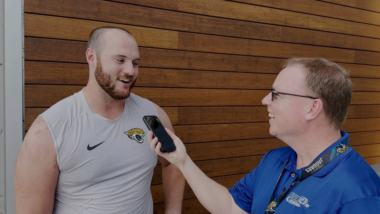 WATCH: Luke Fortner at Jaguars Training Camp 2023 - YouTube