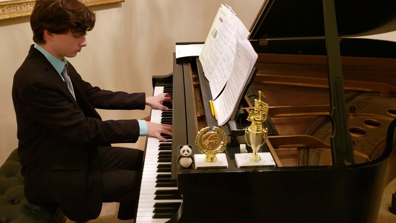 James Zachman playing "Three Fantastic Dances - March" by Dmitri ...