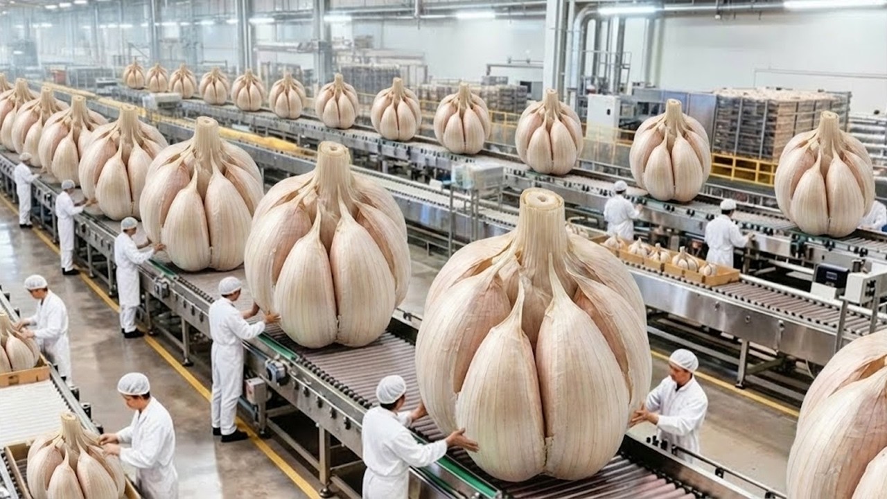 Inside the Largest US Factory: From Raw Garlic to Premium Powder (Full ...