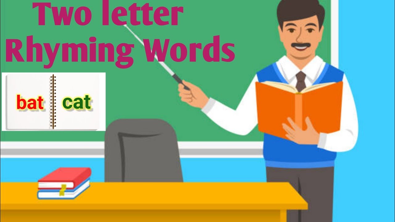 Rhyming words | two letters rhyming words | - YouTube