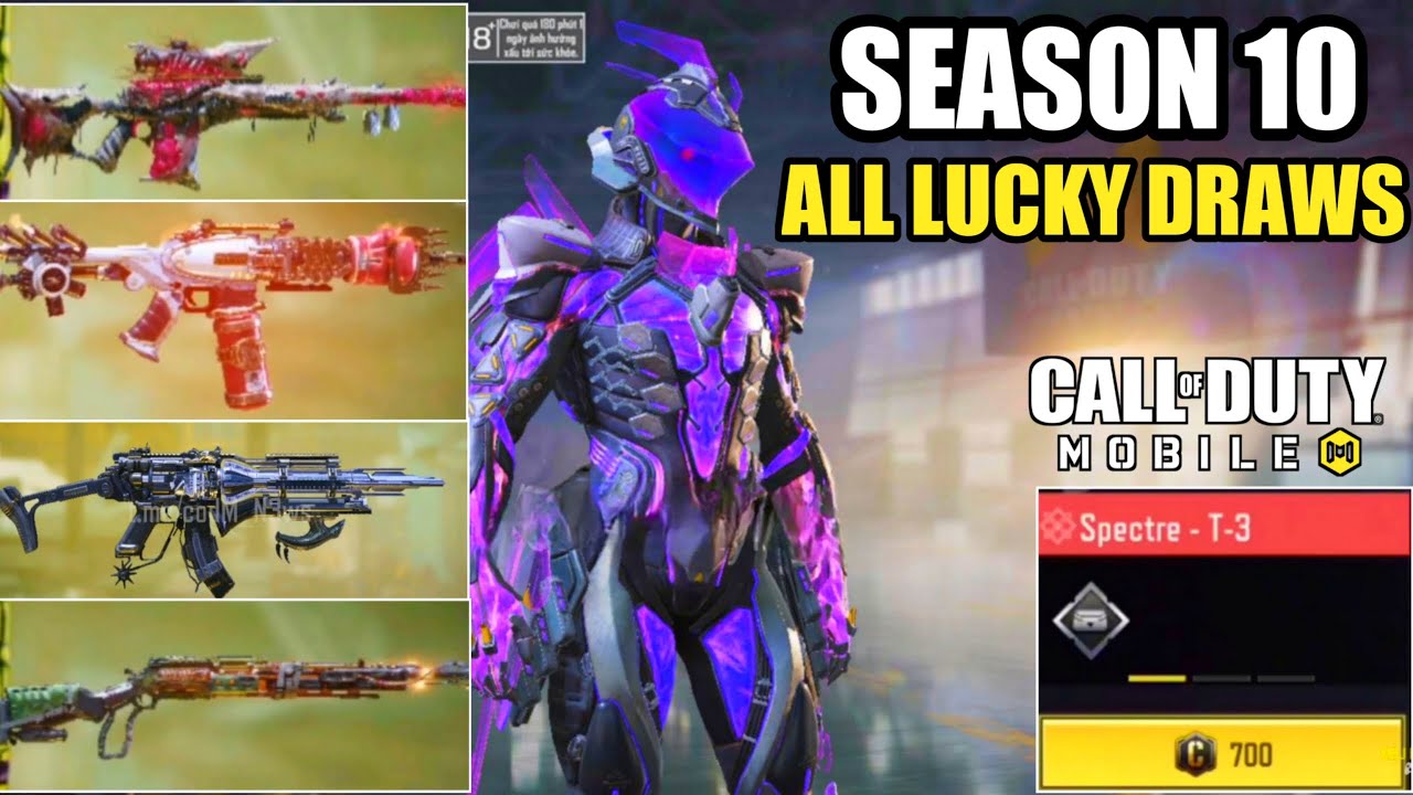*NEW* Codm Season 10 All Lucky Draws | Third Anniversary Lucky Draws ...