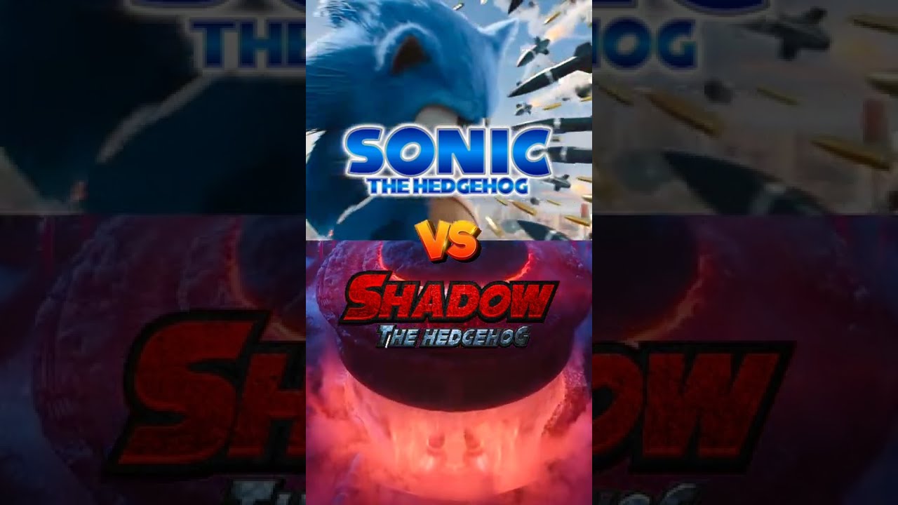 Sonic Hedgehog Vs Shadow Hedgehog #Short #Fight - YouTube