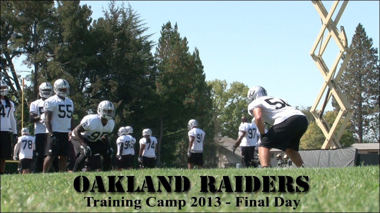 Oakland Raiders - Final Day of Training Camp 2013 - Raider Nation ...
