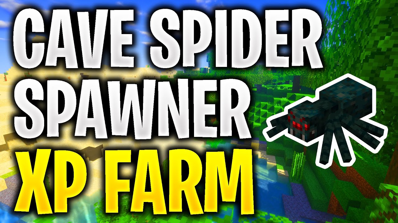 How to make a Cave Spider XP Farm in Minecraft - YouTube
