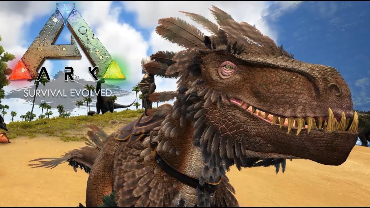 Thử Sức Mạnh Kinh Hồn Của Khủng Long Dryptosaurus | ARK Atlas | ARK ...