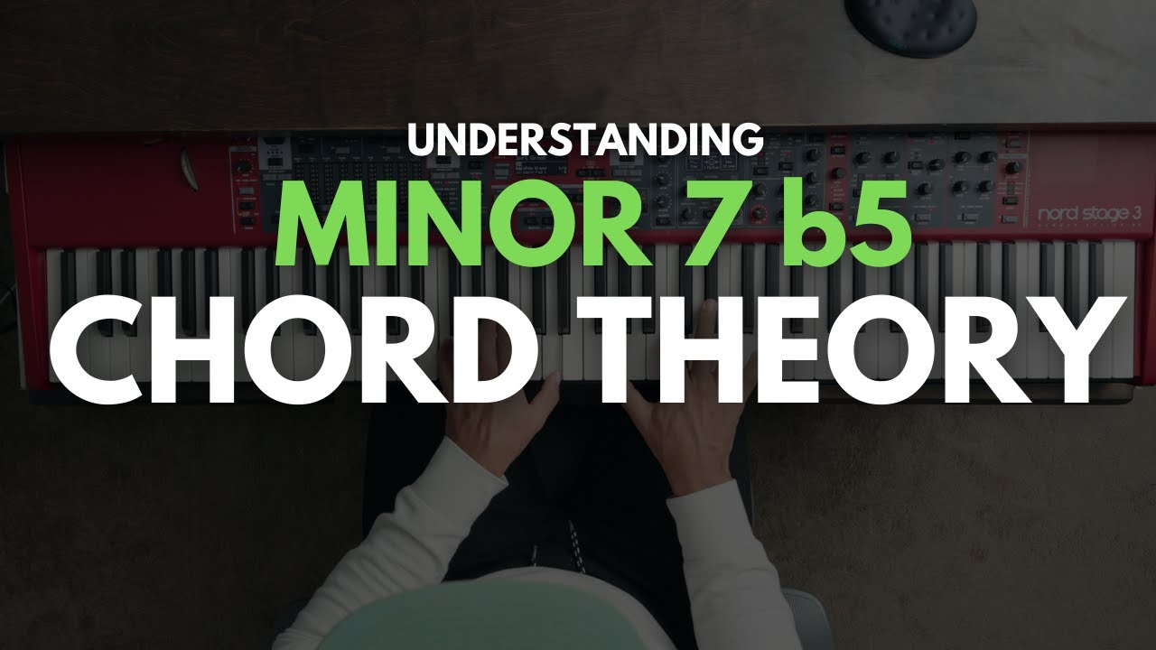 Half Diminished Chord Music Theory Youtube