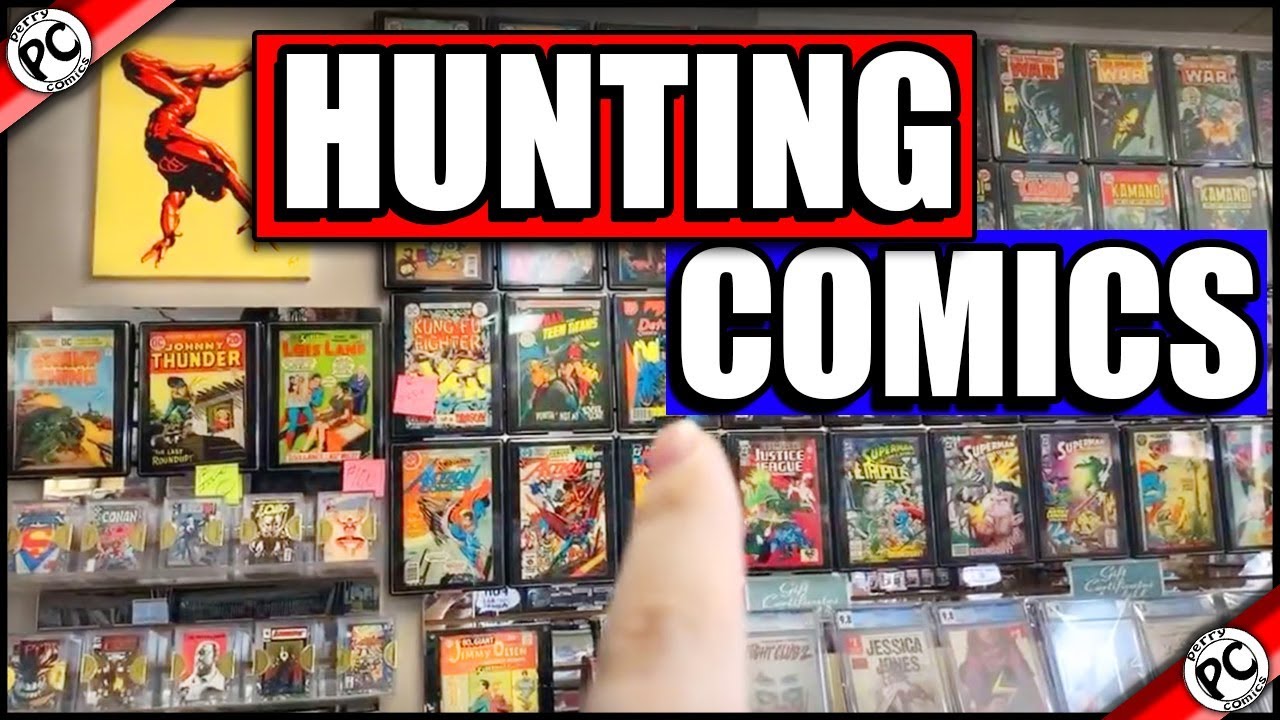 Hunting Comic Books LIVE & RAW at The Comics Club - YouTube
