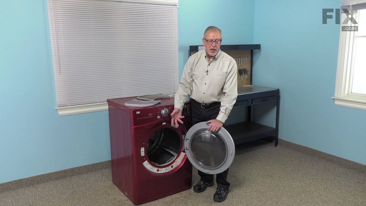 LG Dryer Repair – How to replace the lint filter - YouTube