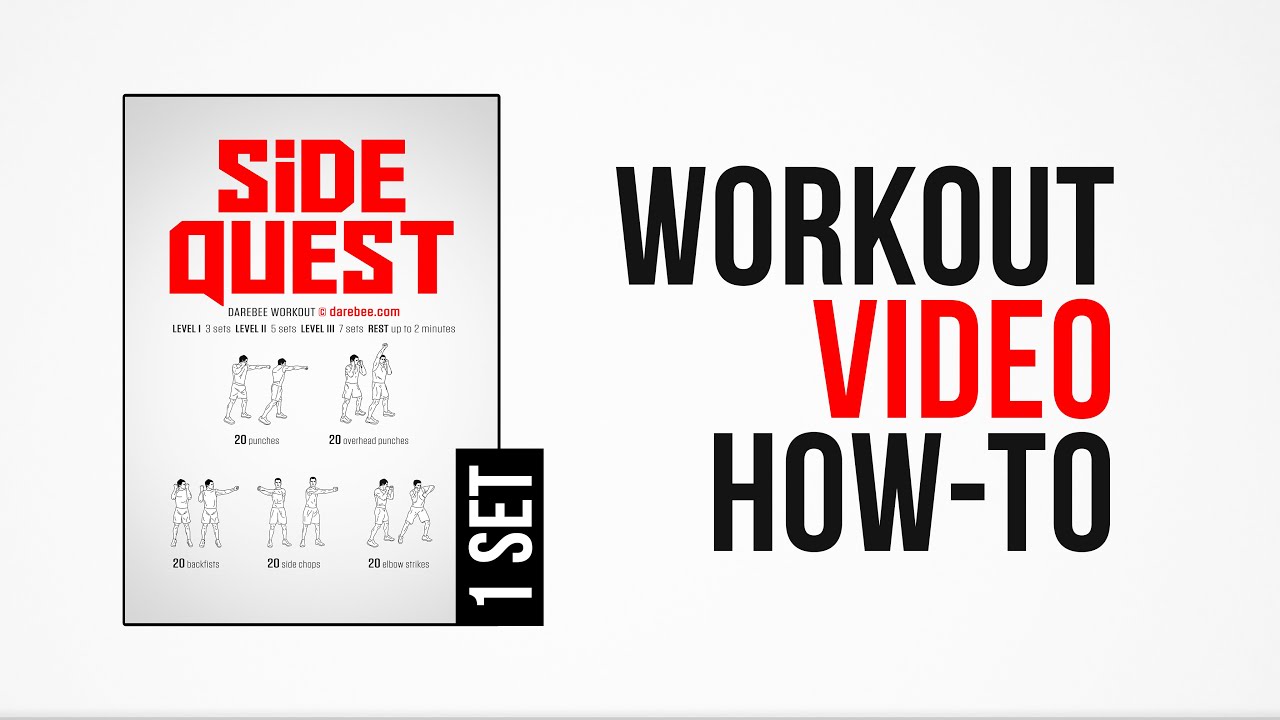 Side Quest Workout [ How-To ] [ One Set ] by #DAREBEE - YouTube