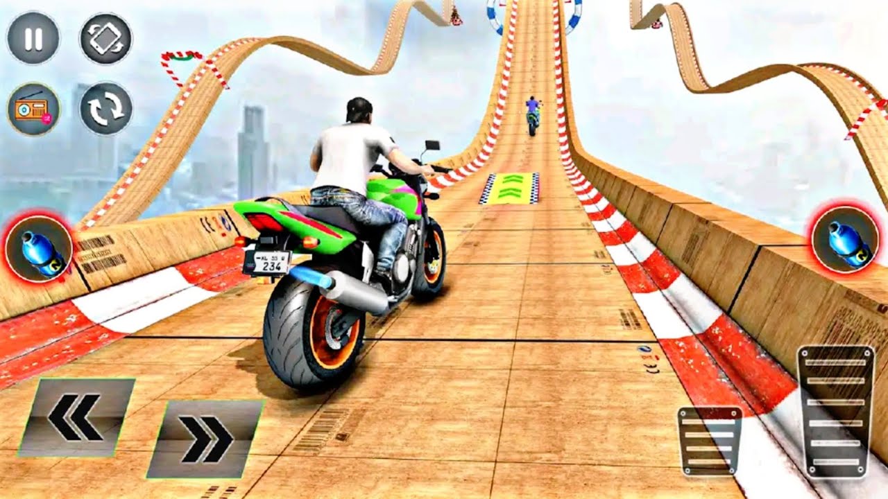 Mega Ramp Stunt Fun Bike Game - Stunt Racing Fun Game - Bike Android ...