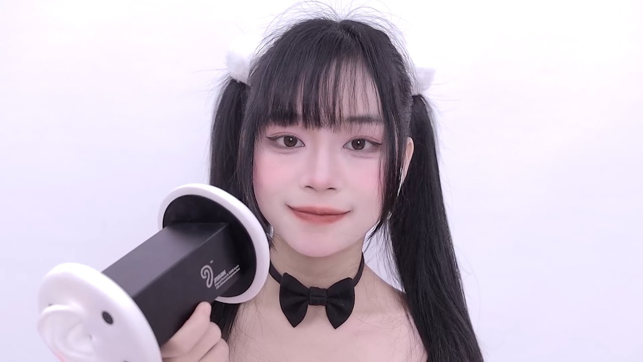 🥰晓美 Xiao Mei ASMR 舔耳口腔音喘息 Ear Licking Licking And Eating Ear Licking ...
