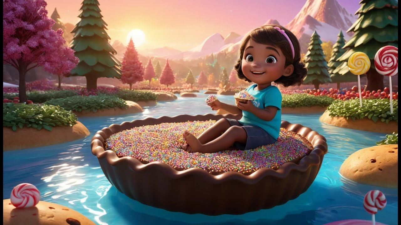 The Chocolate River and the Cookie Boat | Fun Dessert Song for Kids ...