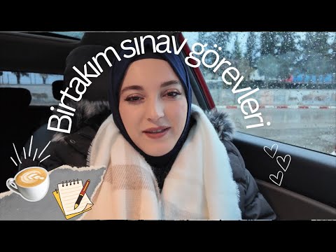 Yoğun bir hafta sonu / eşimle sınav görevlerimiz / yine kargo açıyoruz ☺️ #vlog #sınav 