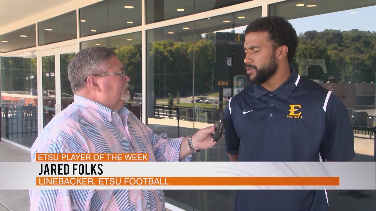 ETSU Player of the Week: Linebacker Jared Folks - YouTube