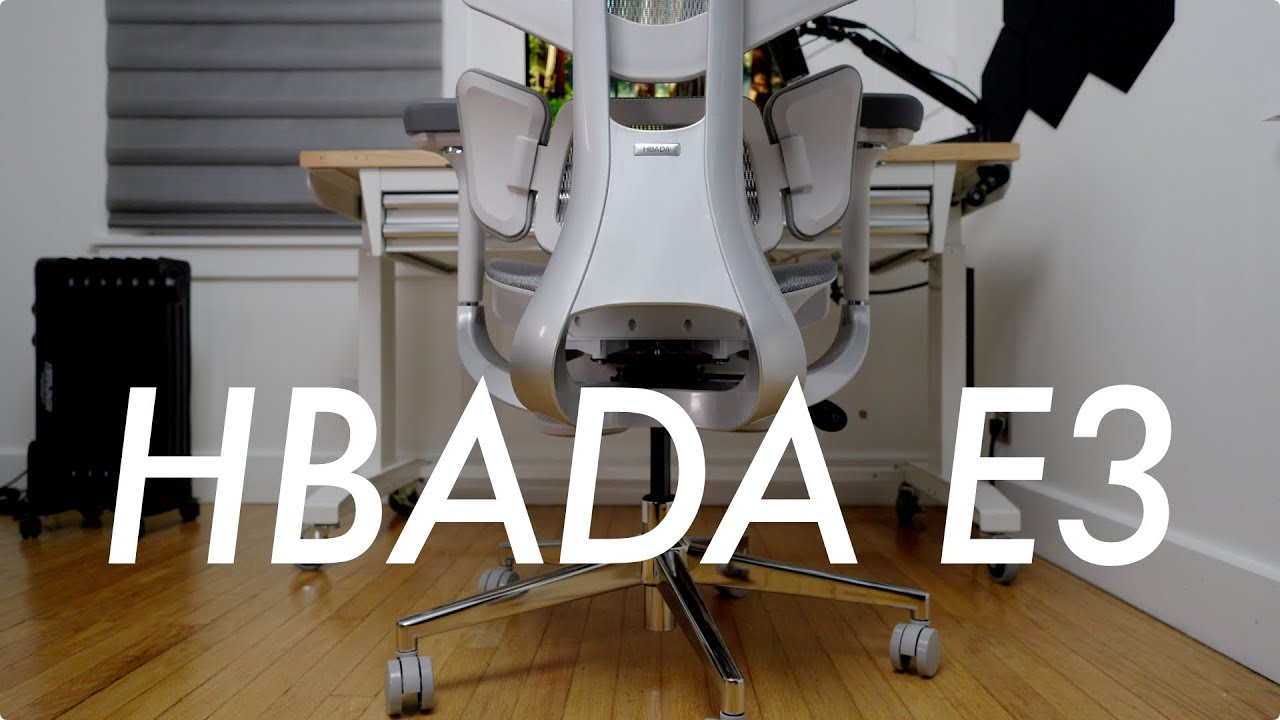 HBADA E3 Ergonomic Office Chair hands-on [Sponsored] - YouTube