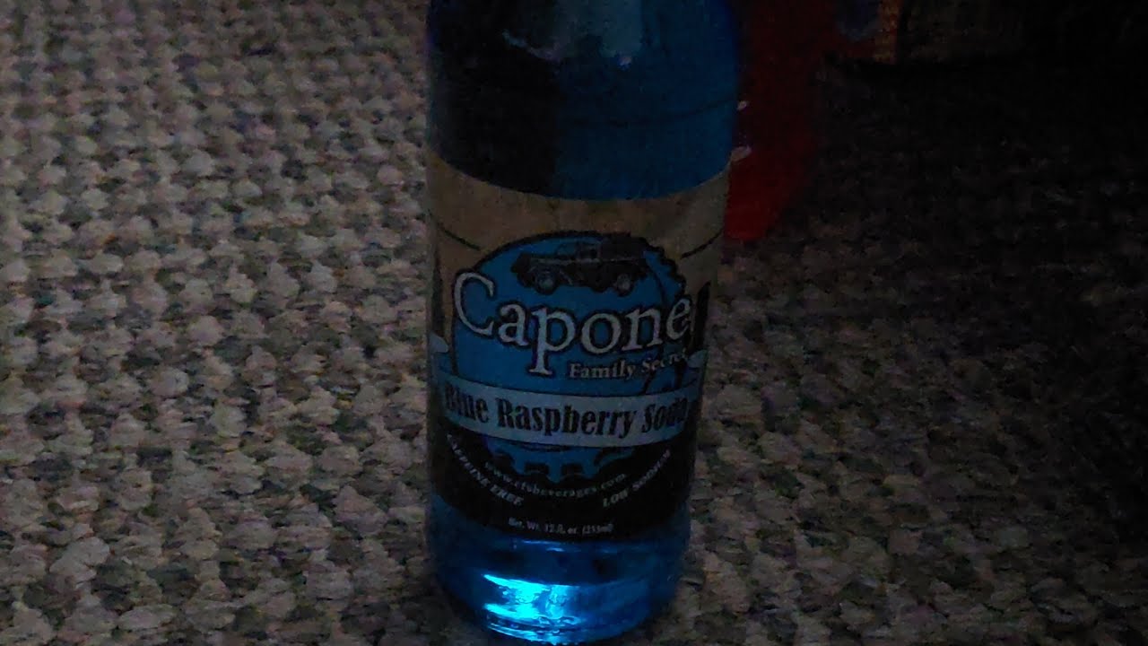 Capone Blue Raspberry Soda Sip N Review - YouTube
