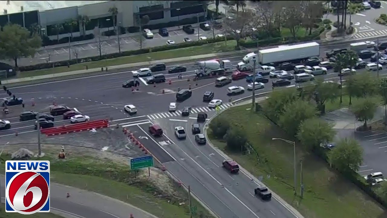 'Diverging Diamond' to open on Sand Lake Road at I-4 - YouTube