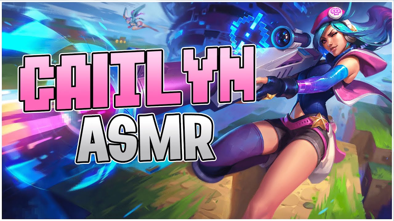 ASMR 🎧 League of Legends Ranked Gameplay! Caitlyn Bot! #24 - Whispered - YouTube