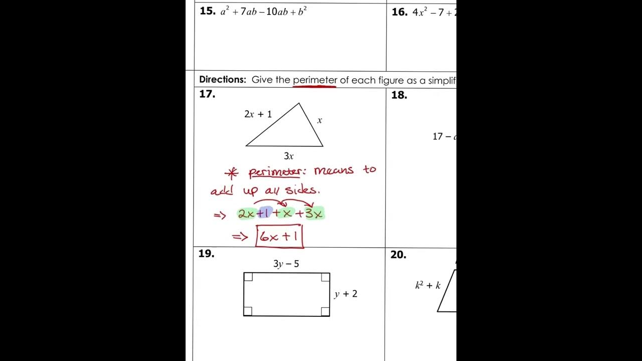 Algebra Basics: Review: Day 2 - YouTube