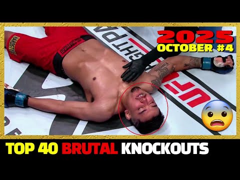 En İyi 40 Acımasız KO集 | Ekim 2025 #4 (Muay Thai•MMA•Kickboks)(HD)