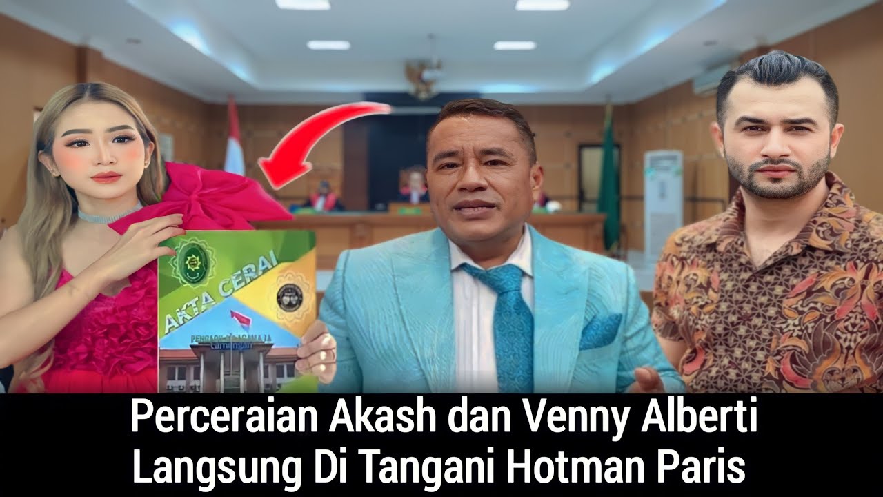 akash dan venny alberti resmi ber cerai Hotman Paris ambil tindakan tegas untuk kedua pihak ...