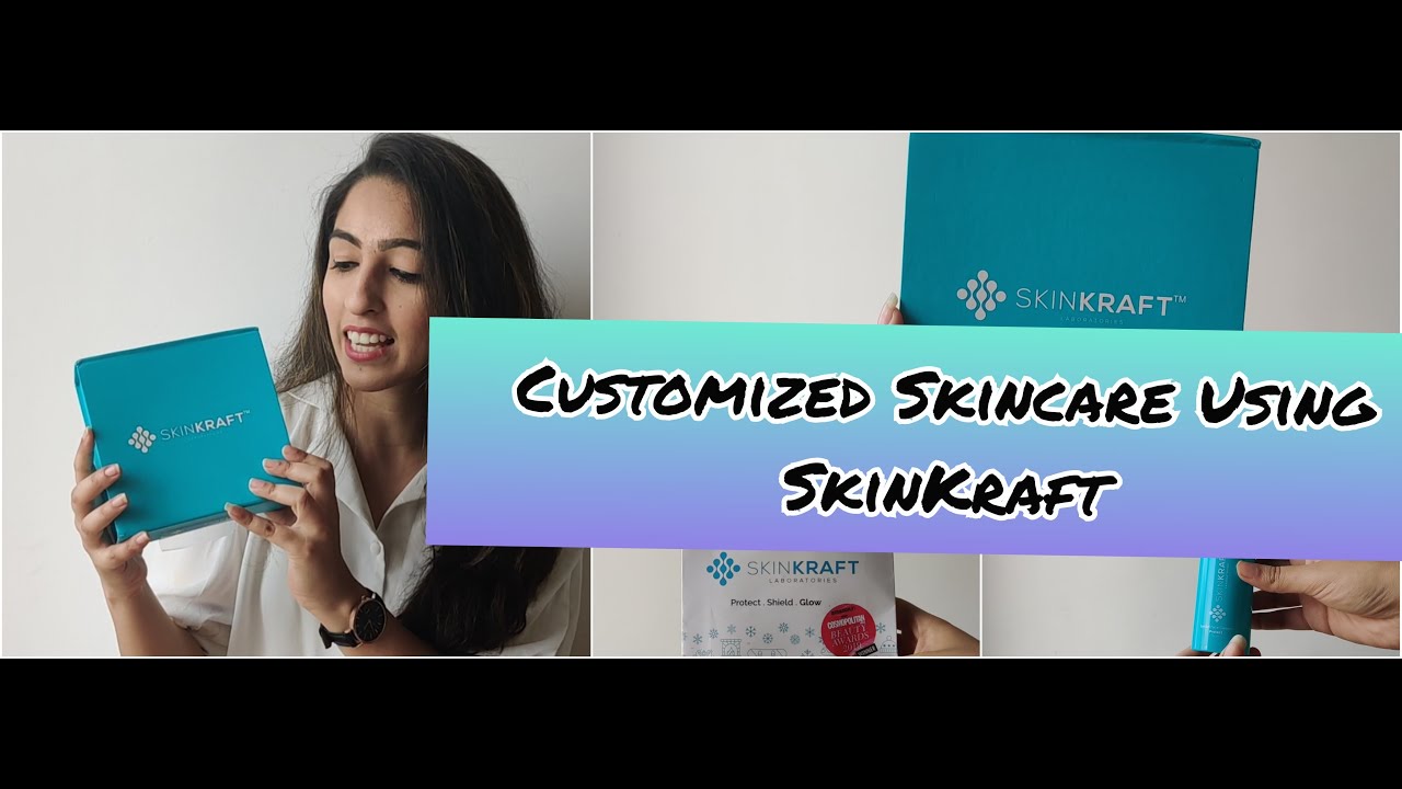 Skincare Using SkinKraft products | Customized Skincare products ...