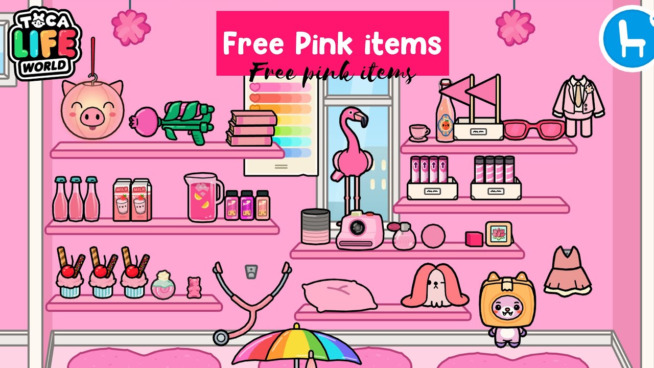 🎀All Free Pink Items In Tocalifeworld | Free Pink items in ...