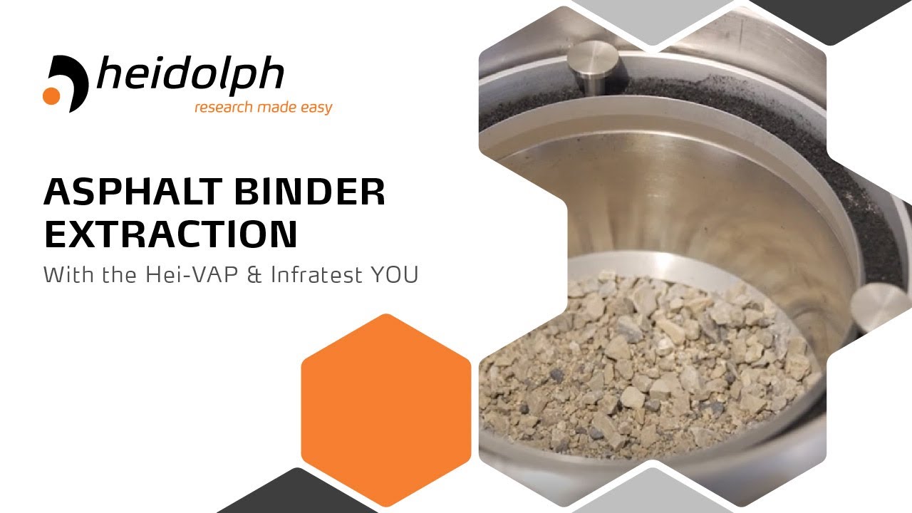 Asphalt Binder Extraction with the Hei-VAP & Infratest You - YouTube