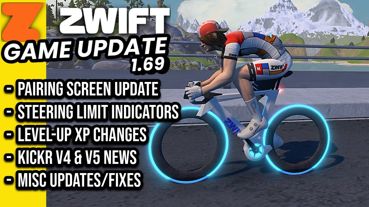 ZWIFT Game Update 1.69 // Level Changes // Pairing Screen Updates ...