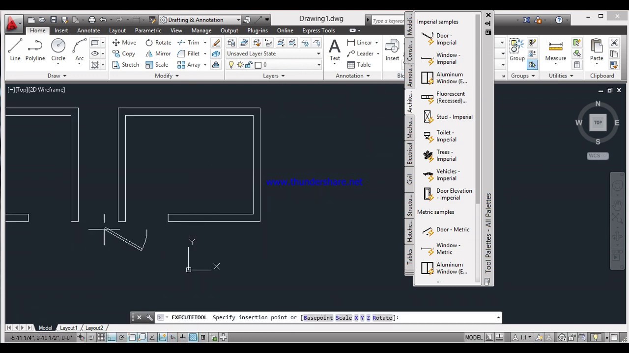 HOW TO USE AUTOCAD 2D TOOLS TRIM , SCALE AND MIRROR. - YouTube