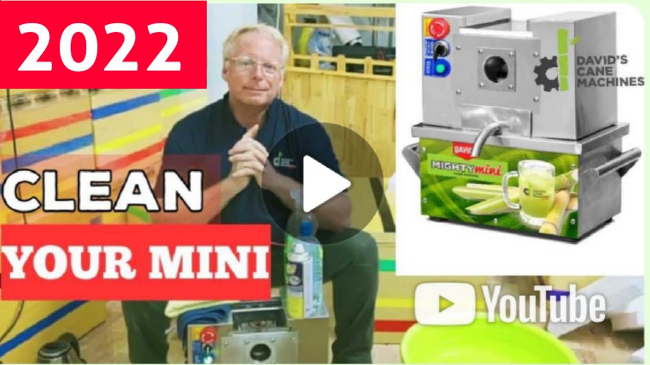 Mighty Mini Cane Machine - How to cleaning video - YouTube
