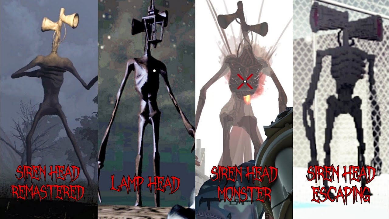 Siren Head Remastered | Lamp Head | Siren Head Monster Shooter | Siren ...