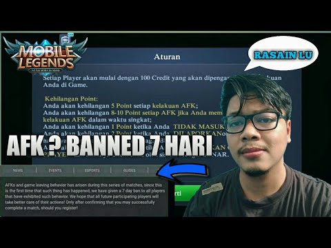 BANNED 7 HARI !! HUKUMAN UNTUK PLAYER AFK ? - MOBILE LEGEND INDONESIA ...