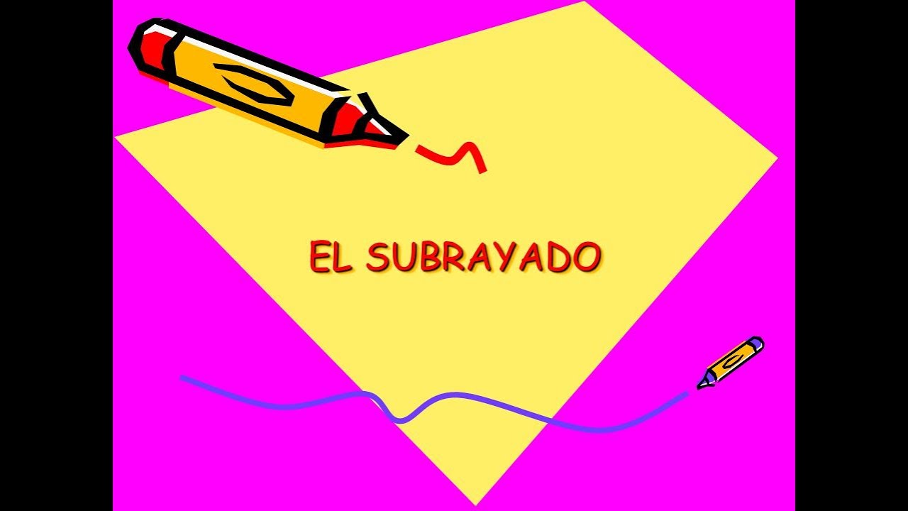 el subrayado y el resumen - YouTube