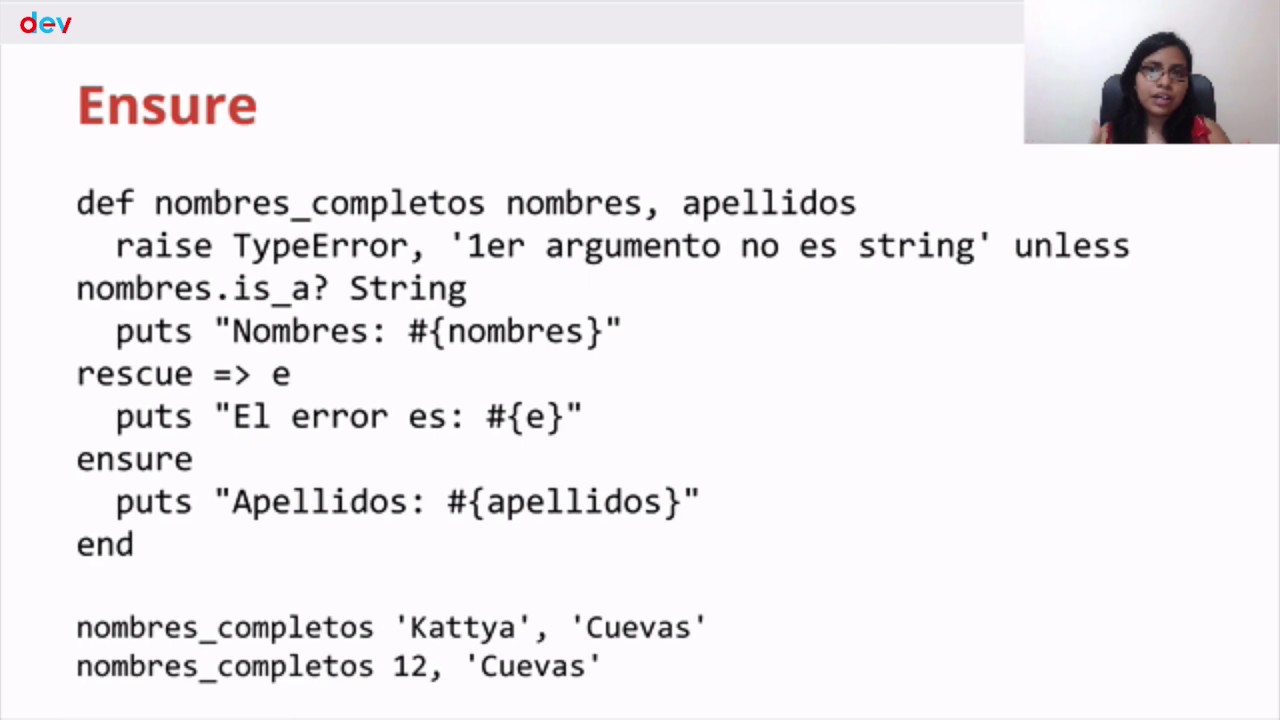 Ruby: Manejo de excepciones - Rescue y Ensure - YouTube