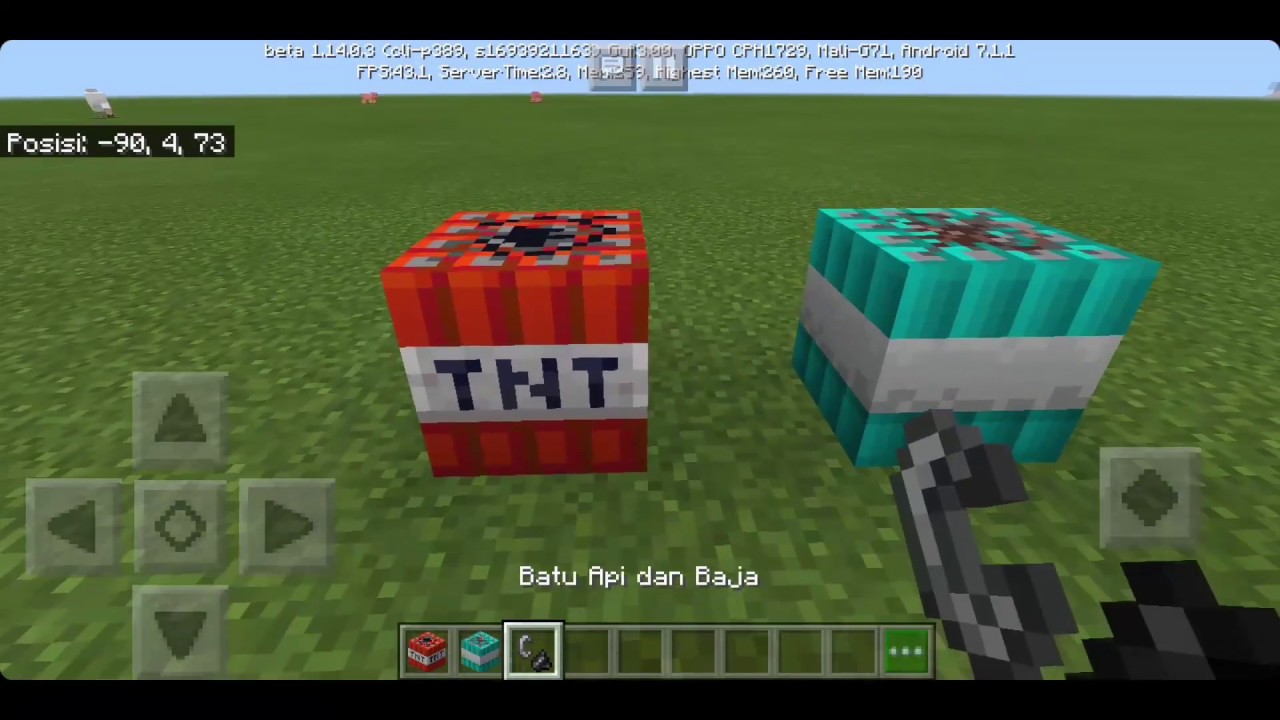Cara membuat Obor & Bom air di Minecraft[No mods-No add-on]Minecraft Pe ...